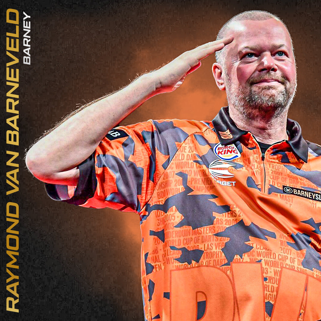 Raymond van Barneveld Collection | Barney Darts Merchandise – Dartshop ...