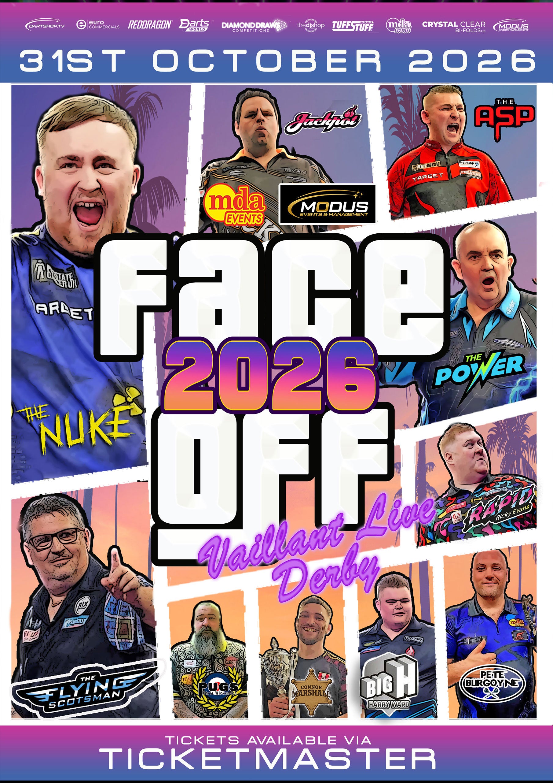 Derby Face Off - 31st October 2026 – Darts World Store