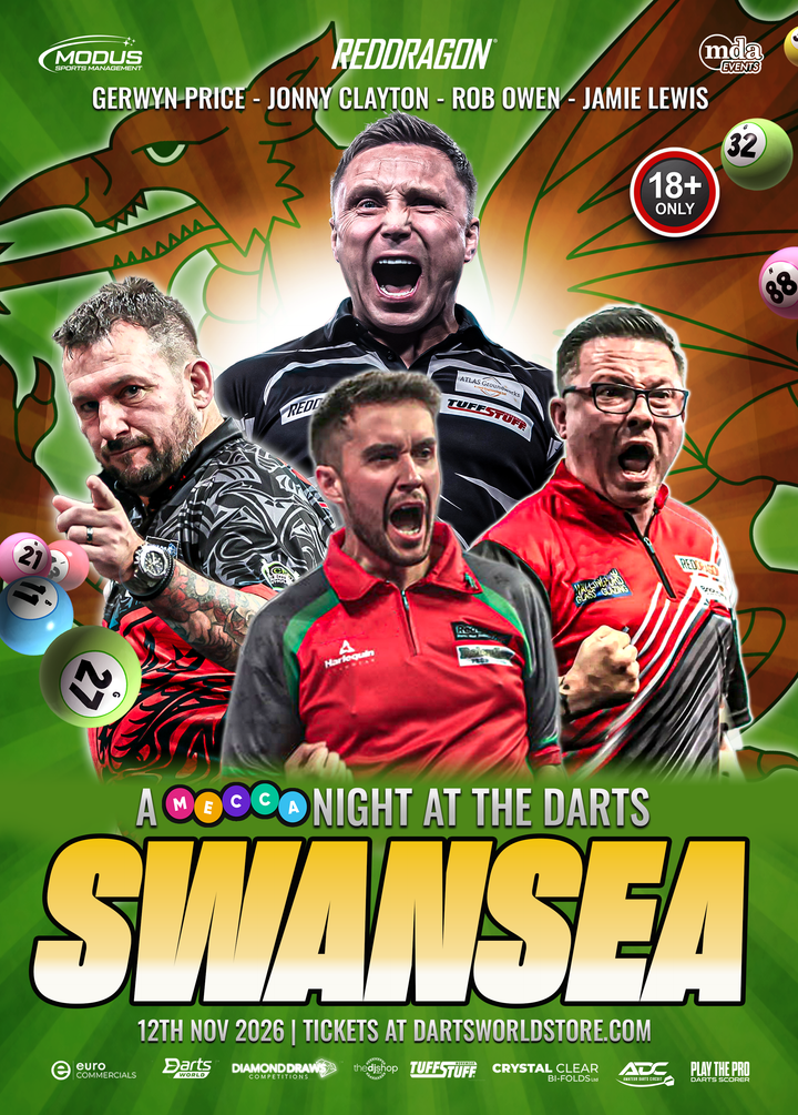 Gerwyn Price Collection | The Iceman Darts Merchandise – Dartshop.tv ...
